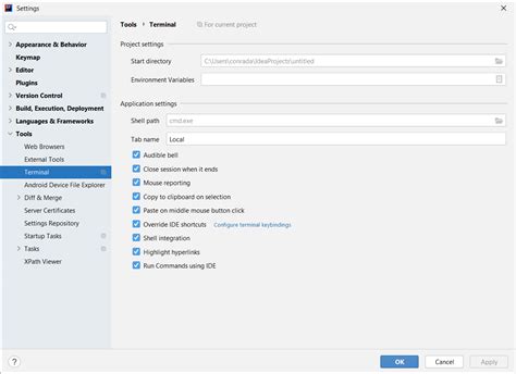 Changing The Default Shell In IntelliJ To PowerShell Conrad Akunga Building Software In NET