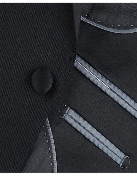 34 Black Tuxedo Mens Wedding Suit Single Breasted Traditional Two Button Black Prom Suit