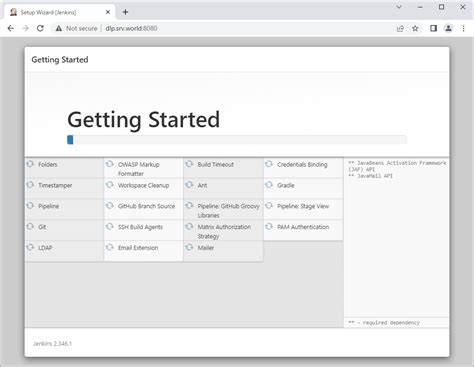 CentOS Stream 9 Jenkins Install Server World