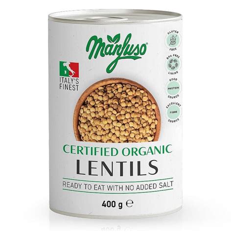 Buy Organic Manfuso Organic Lentils 400g Online Organic Delivery Sydney