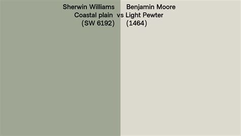Sherwin Williams Coastal Plain Sw 6192 Vs Benjamin Moore Light Pewter