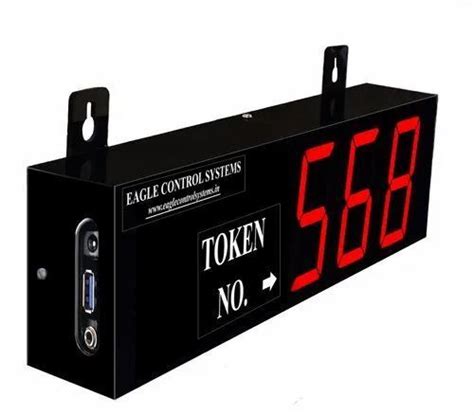 Wall Mounted V Dc Power Adapter Wireless Token Display System At Best Price In Kalyan Eagle