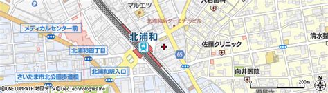 埼玉県さいたま市浦和区北浦和3丁目2の地図 住所一覧検索｜地図マピオン