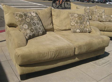 Uhuru Furniture And Collectibles Sold Microsuede Sofa And Loveseat Set