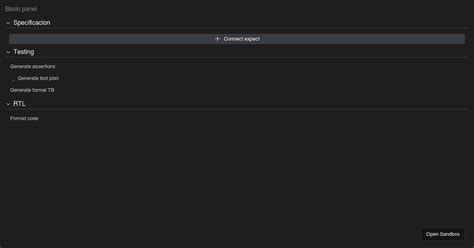 Panels Sample Forked Codesandbox