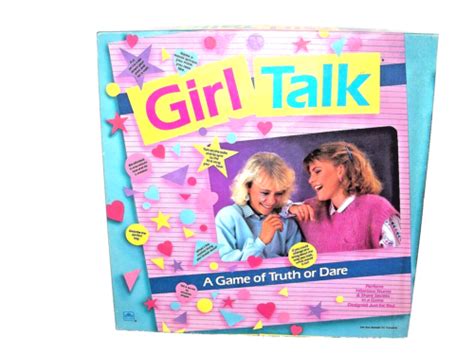 Golden 1988 Girl Talk ~ A Game Of Truth Or Dare ~ Board Game Ebay