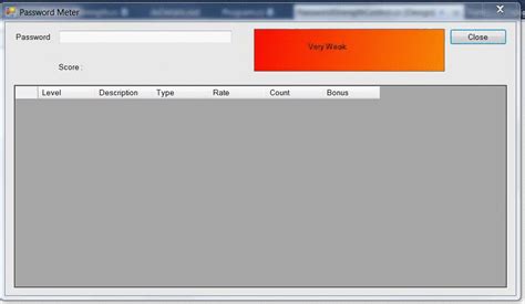 Winforms C Windows Forms Password Strength Stack Overflow