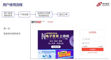 电子发票使用操作说明 神州数码
