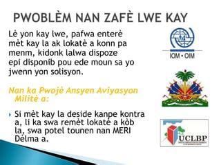 Tounen Lakay Droit Locatif Aam 2013 PPT
