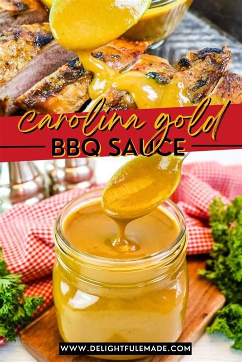 Carolina Gold Bbq Sauce Recipe Delightful E Made