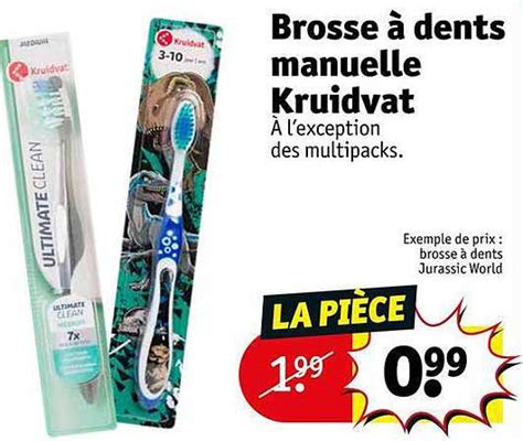 Promo Brosse à Dents Manuelle Kruidvat chez Kruidvat iCatalogue fr