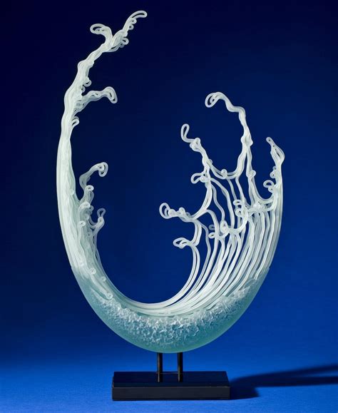 Innumerable Layers Of Glass Evoke Movement In Nature In K William