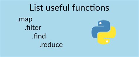 Python Useful List Functions Map Filter Find And Reduce Hhsm95dev