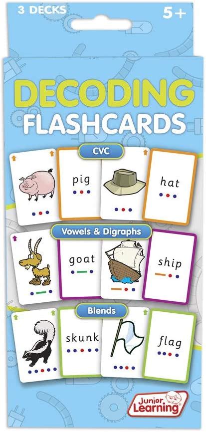 decoding flashcards teacher direct