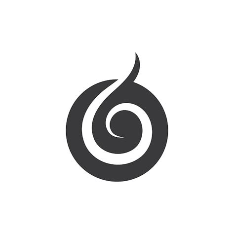 Premium Vector Vortex Wind Icon Vector Design Illustration