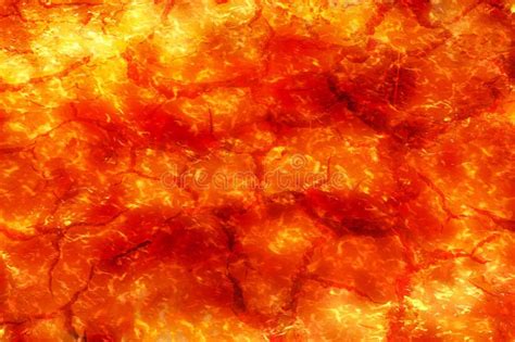 Red Hot Fire Pattern Background Stock Illustration Illustration Of