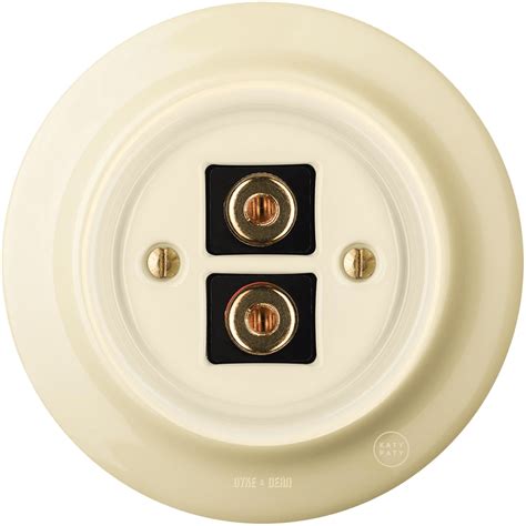 Porcelain Wall Speaker Socket Vanilla Dyke And Dean