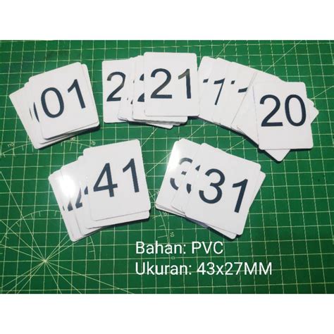 Jual Cetak Nomor Antrian Pvc Shopee Indonesia