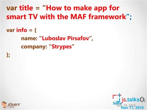 js talks lubo ppt