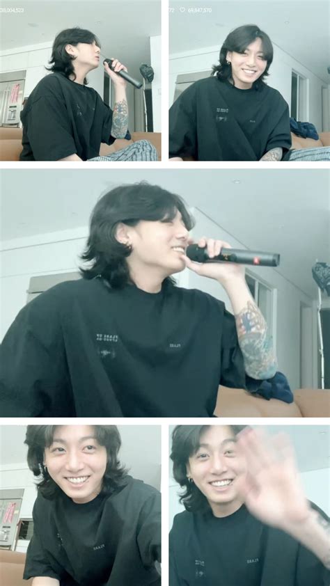 Bts Community Posts ぐぅちゃん 突然のlive そして 美声🎤♬💜 楽しそうに 歌いまくって 可愛いクリクリお目々👀💓