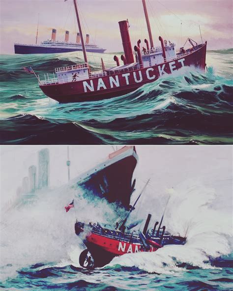 Naval Nantucket Lightship Lv 117 Was Anchored 43 Miles Off Nantucket