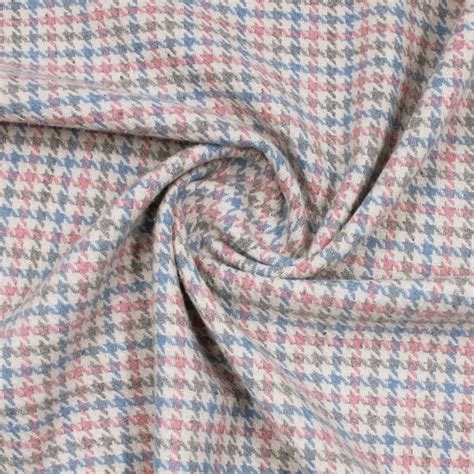 Пальтовая ткань разноцветная гусиные лапки - купить с доставкой по ...