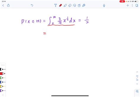 Solvedfind The Median Of The Random Variable X With The Probability