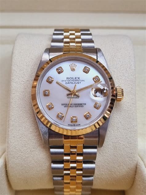 Rolex Datejust Mm Mother Of Pearl Fluted Bezel For For Sale From A Trusted Seller