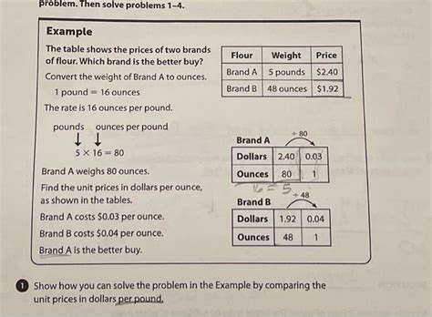 solved problem then solve problems 1 4 example the table