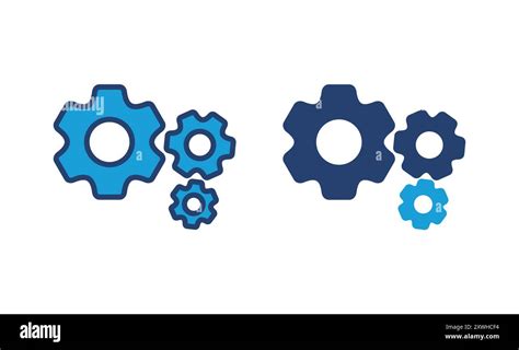 Setting Icon Vector Cog Settings Icon Symbol Stock Vector Image And Art Alamy