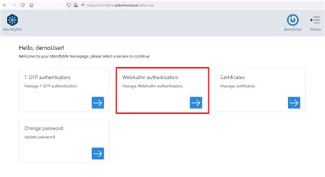 Manage Authenticators