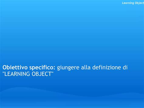 Learning Object Ppt