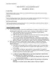Econ Study Guide Part II Docx Final Study Guide Part II Study Guide Part II Covers Second Half