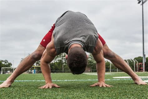 Wide Legged Forward Fold Man Flow Yoga