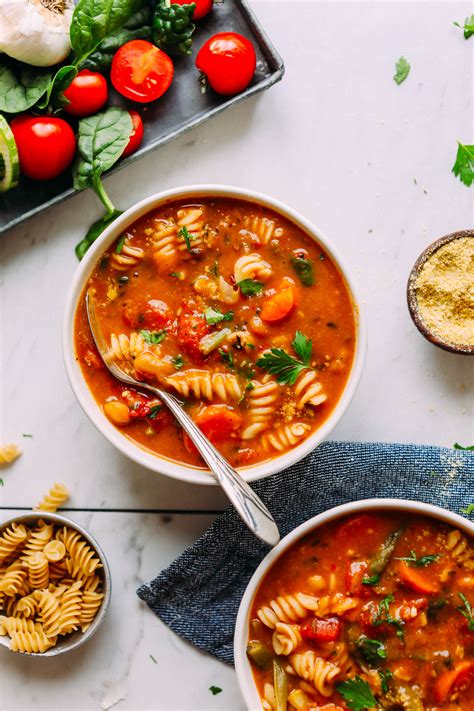 Vegan Gluten Free Minestrone Minimalist Baker Recipes
