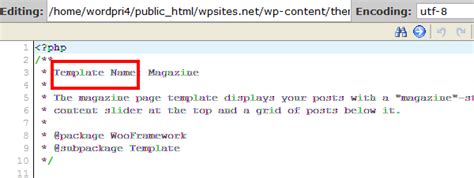 how to create a custom post template
