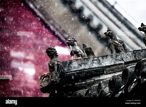 Interior View Of The Yonghe Temple Also Known As The Yonghe Lamasery Or Lama Temple During A