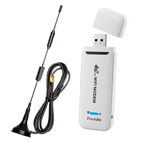 ᐉ Комплект компактный 4G Wi-Fi модем TianJie UF-901 с антенной (017)