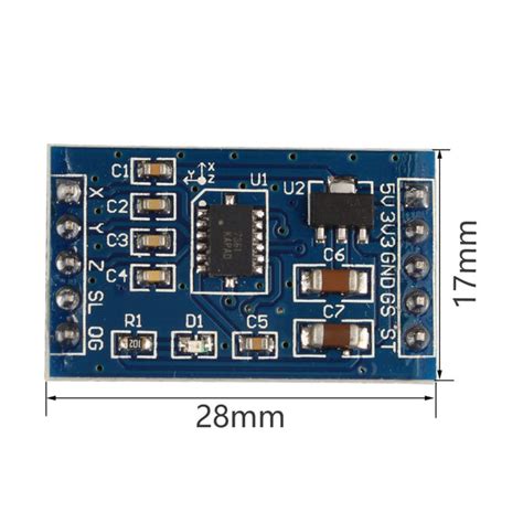 Haljia Mma7361 Accelerometer Sensor Acceleration Module Universal High