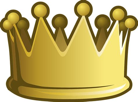 Corona Dorado Amarillo Gráficos vectoriales gratis en Pixabay Pixabay
