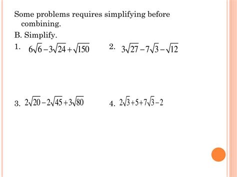 Ppt 6 3 Binomial Radical Expressions Powerpoint Presentation Free Download Id 2837862