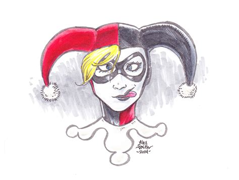 Classic Harley Quinn Drawing At Getdrawings Free Download