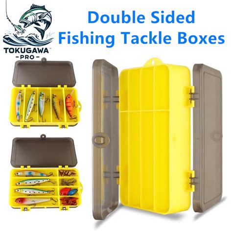 Tokugawapro Double Sided Fishing Tackle Boxes Bait Jig Storage Box Lure