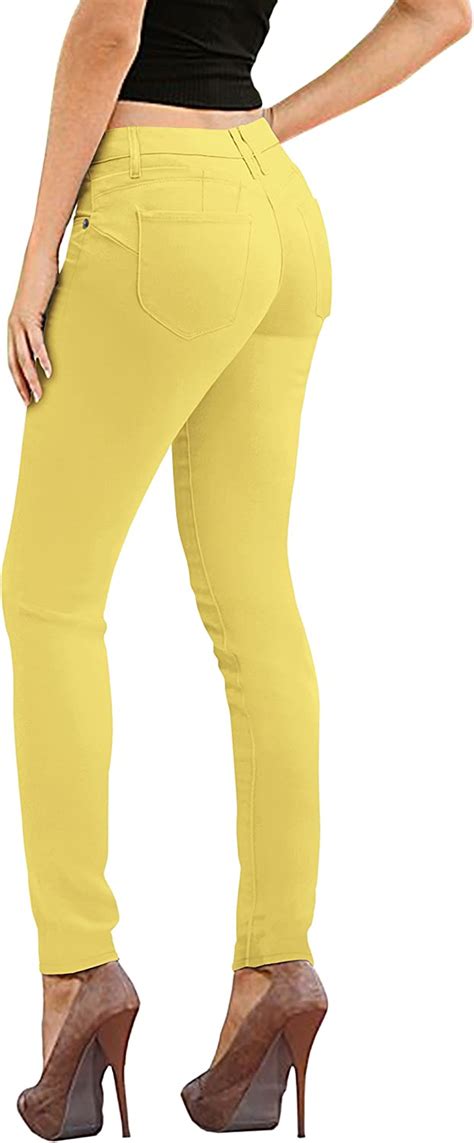 Hybrid And Co Womens Butt Lift Super Comfy Stretch Denim Skinny Yoga
