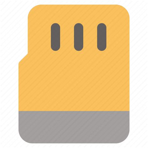 Micro Sd Card Micro Sd Card Computer Device Electronics Icon