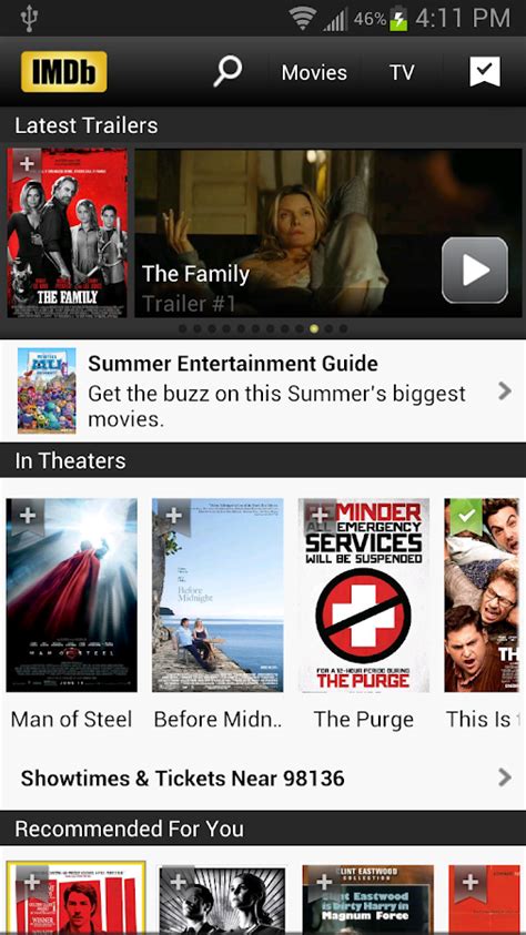 Imdb Movies And Tv Screenshot