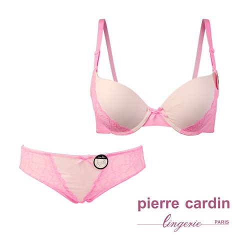 Pierre Cardin 皮爾卡登女性內衣 B罩 超v爆乳美背內衣 成套 Pnk粉 707 73292b