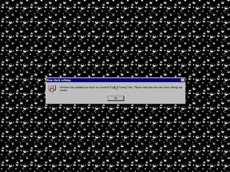 Windows Has Updated Your Clock As A Result Of Daylight Saving Time