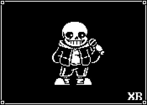 Pixilart Fnf Sans Sprite By Imxr24