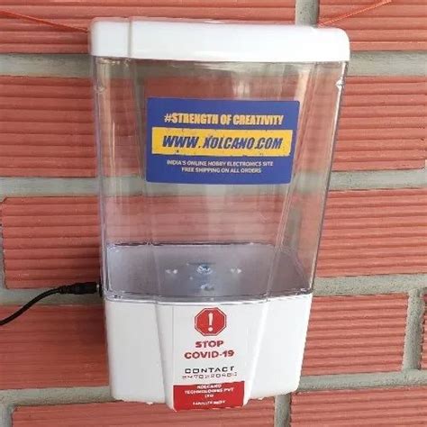 Xolcano India Plastic Automatic Sanitizer Dispenser At Rs 2800 In